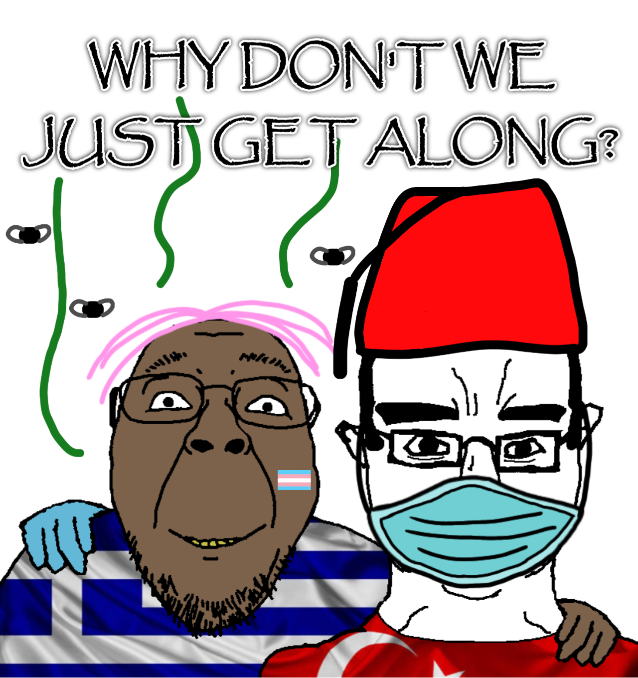 SoyBooru - Post 142977: bug chud chud_troon_alliance fez flag:greece flag:transgender_pride_flag ...